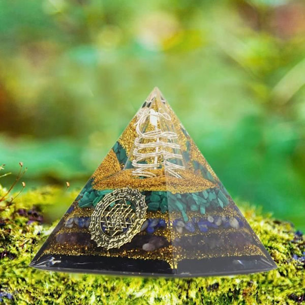 HURRISE orgone pyramid för positiv energi Pyramid of Energy Generator