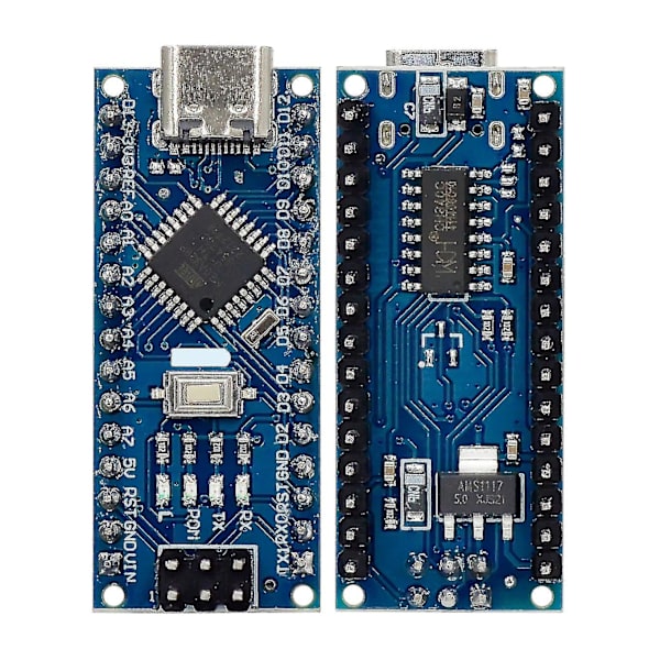 Nano Mini Type C Micro USB Bootloader Yhteensopiva Punainen Ohjain Arduino Ch USB