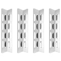 Stainless Steel Gas Grill Heat Plate Tent Deflector Burner Cover Kit ...
