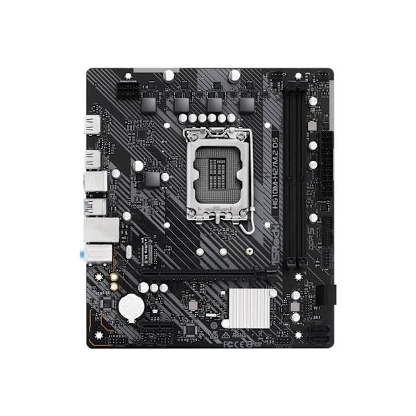 ASRock H610M-H2/M.2 D5 - Moderkort - micro ATX - LGA1700-uttag - H610 ...