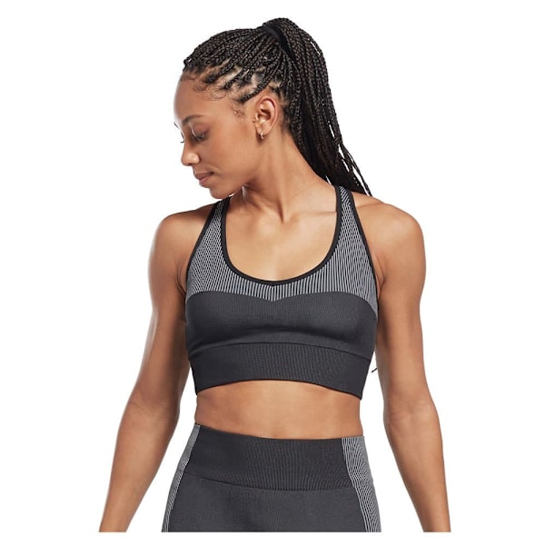Reebok Sport-bh Yoga Seamless Sports Svart M Kvinna | CDON