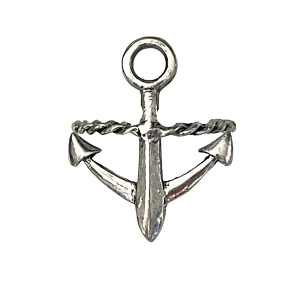 Retro Silver Ring med Ankare - Symbol för Hopp - Justerbar | CDON