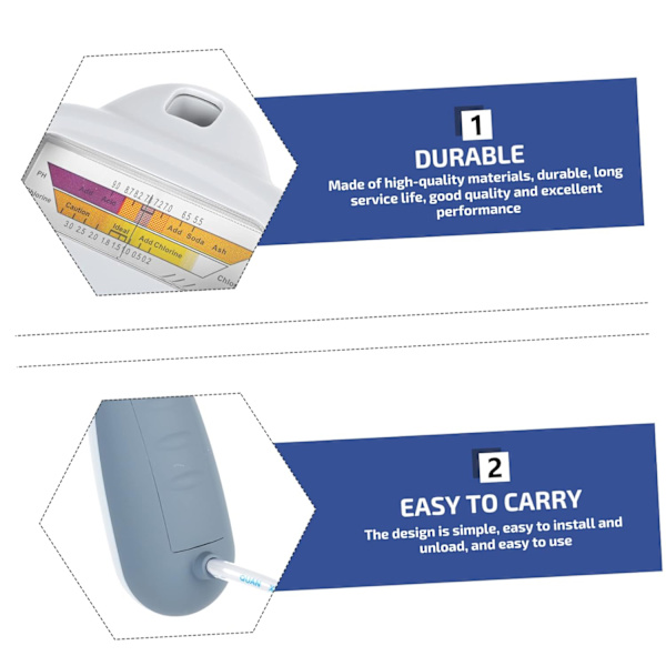 PH-testpenna Mätare Strip Vattenkontroll Analysator Vattentestare ...