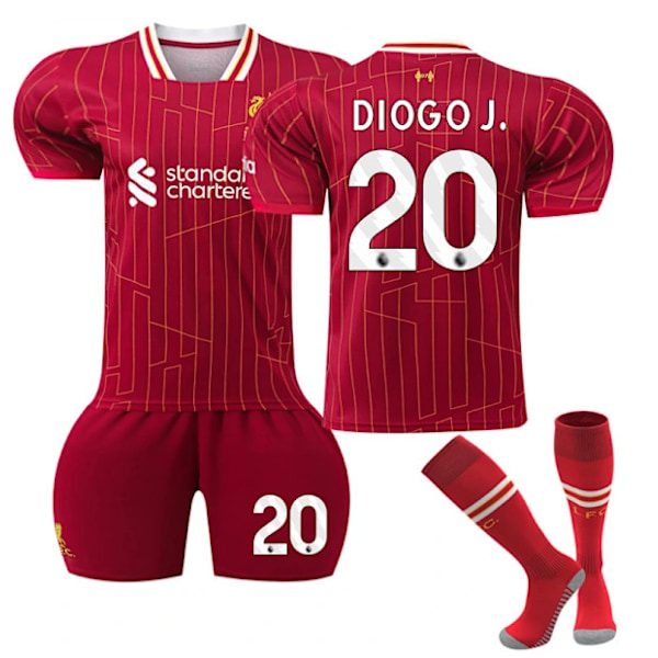 Liverpool Fotbollskit 2024-2025 Hemmatröja Set för Barn & Vuxna - Diogo Jota 20[JSR] 24 | Fyndiq