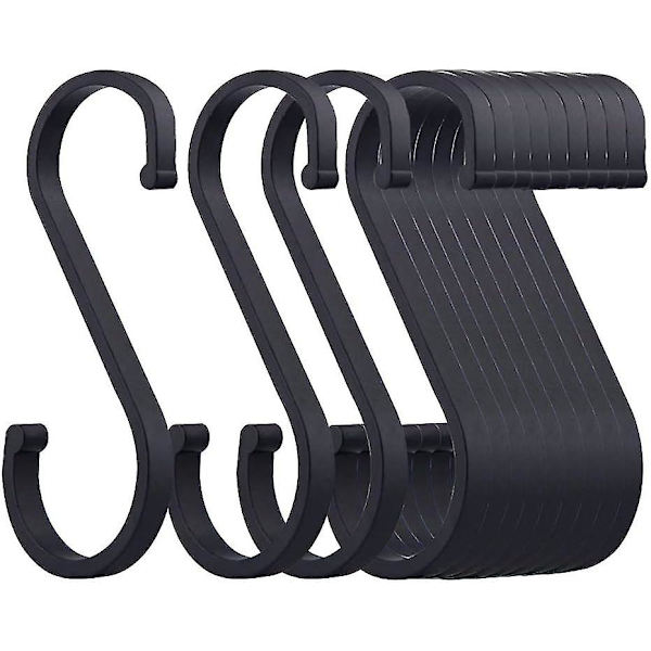 S-kroge, 12 stk. Metal S-formede kroge med afrundede ender ...