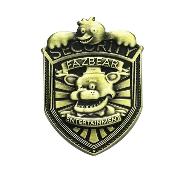 FNAF Security Guard Badge - Freddy Fazbear's Night Guard Pin | Fyndiq
