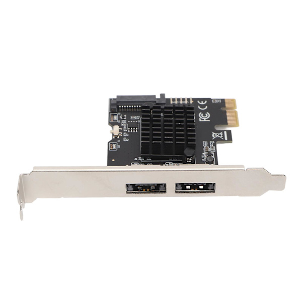 Pcie To Power Esata Expansion Card 2 Port 6.0gbps Support Hot Swap Plug ...