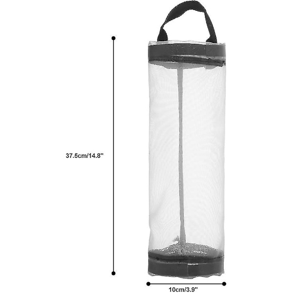 Købmandsposeholder Mesh Shopping Plastposeholder Dispensere Saver Vægmonteret hængende arrangør ...