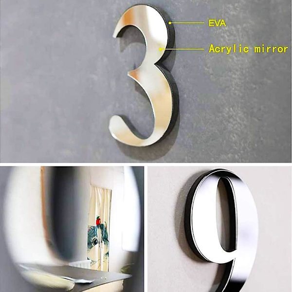 Pendel Mute väggklocka, modernt mode väggklocka Ramlös väggklocka 3d ...