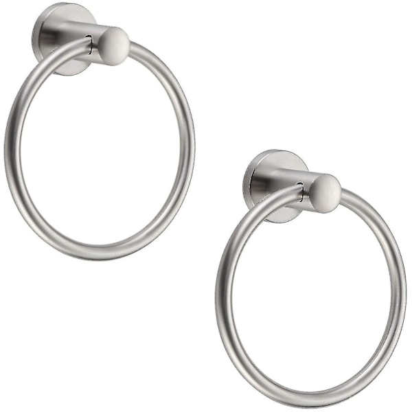 Håndklæde Ring Til Badeværelse 304 Rustfrit Stål, 2 Stykker Håndklæde ...