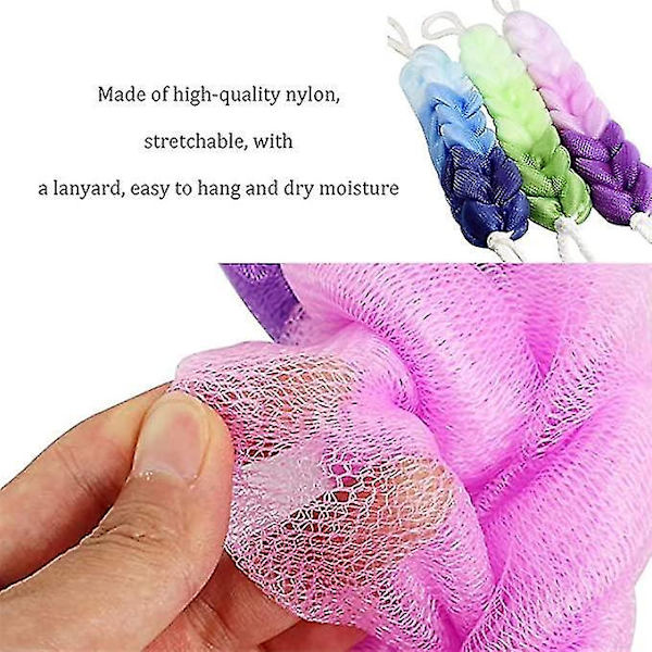 3 Stk Badesvamp Massage Ryg Scrubber Mesh Svamp da9c | Fyndiq