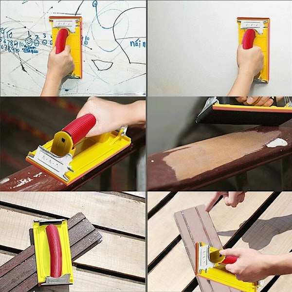 Slipblock med svamp, handslipmaskin för bilmålning av gipsskivor e777 ...