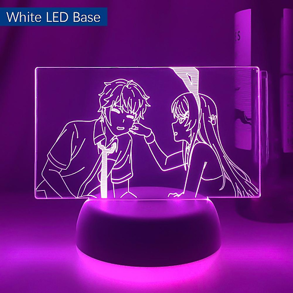 Anime Waifu Mai Sakurajima LED-nattlampa för sovrumsdekor Mai Light ...