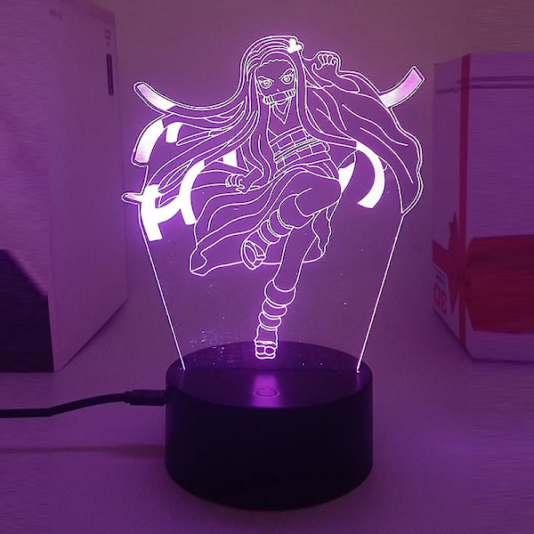 Demon Slayer Kimetsu No Yaiba Nezuko Rengoku Zenitsu Tanjiro 3d Led ...