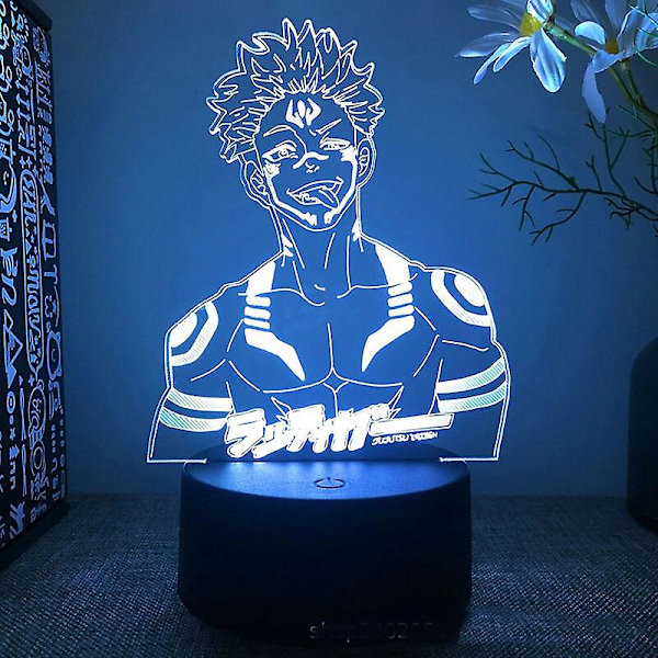 Jujutsu Kaisen Gojo Satoru Nanami Kento Sukuna 3d Led-lampa för sovrum ...