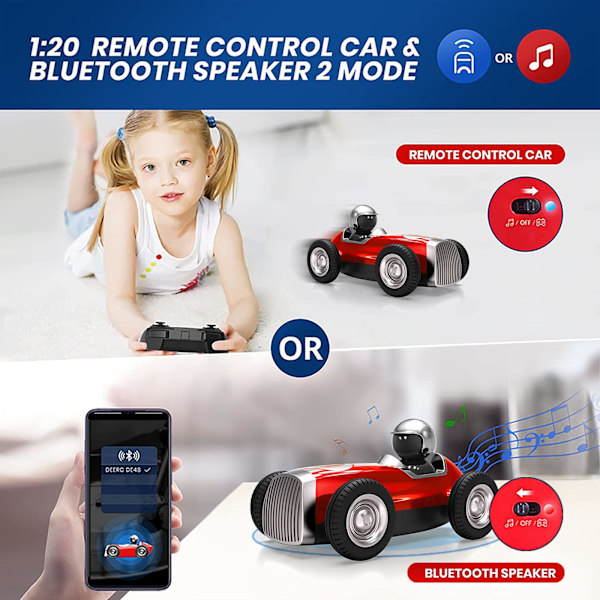 Fjärrstyrda bilar för barn - RC-bilar med Bluetooth-högtalare | Fyndiq