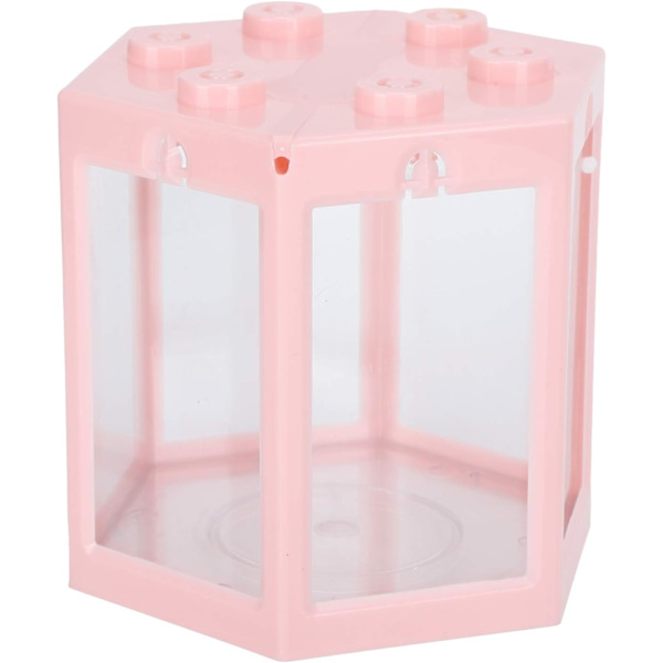 1 mini akvarium, lite sekskantet akvarium, kampfisk, | Fyndiq