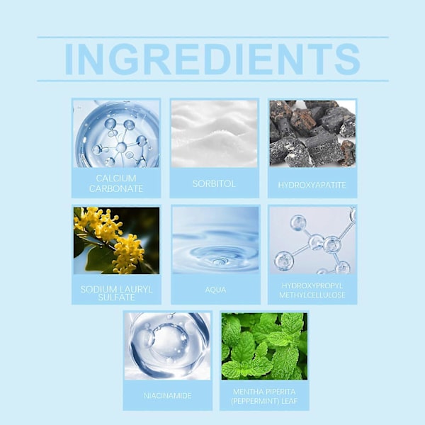 Oralhoe, skonsam rengöring av tänder, tandfläckar, frisk andedräkt, daglig munvård av hög ...