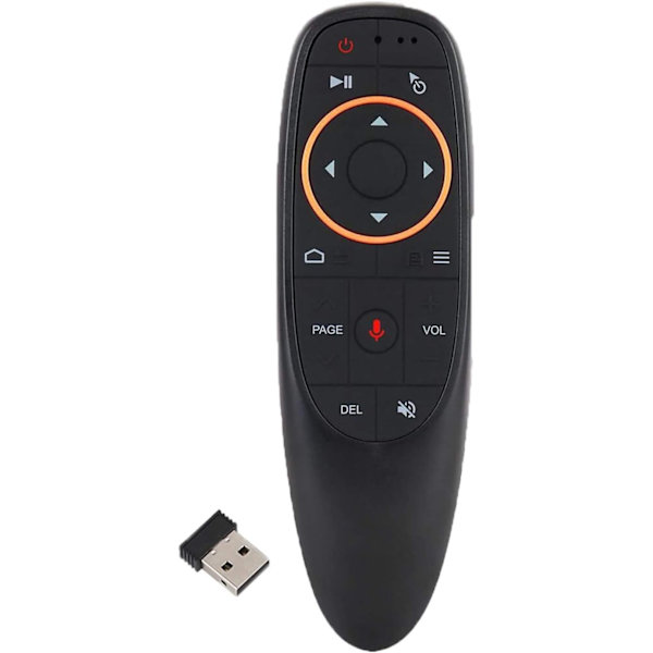 Air mus-fjärrkontroll 2.4G trådlös röstfjärrkontroll och ...