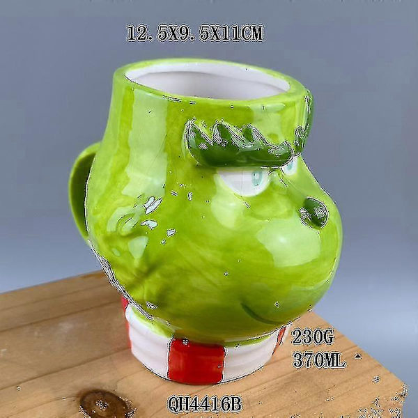 Grinch Grön Grinch Keramisk Mugg Grön Grinch Kaffekopp Grinch ...