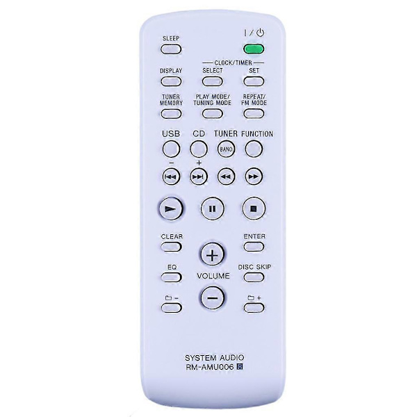 Fjernkontroll for Sony Mini Hi-Fi System Controller RM-AMU006 ...