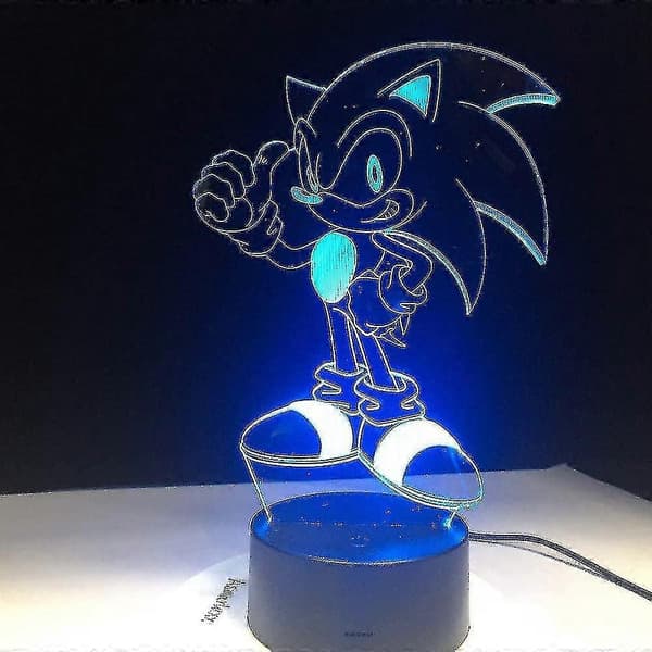 3D Sonic Night Light 1 Model And Color Changing | Fyndiq