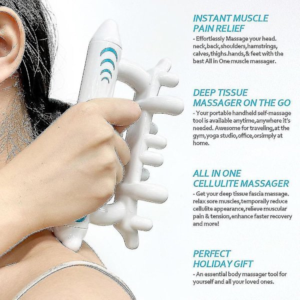 Handhållet fasciamassageverktyg Manuell myofasciell massageapparat ...