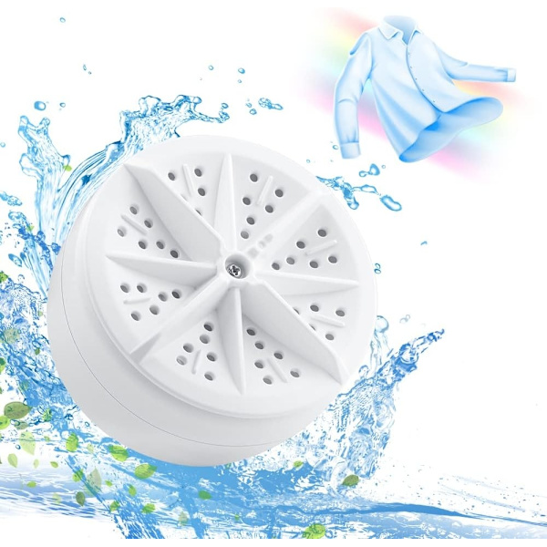 Bärbar tvättmaskin, USB-driven miniturbo tvättmaskin och diskmaskin ...