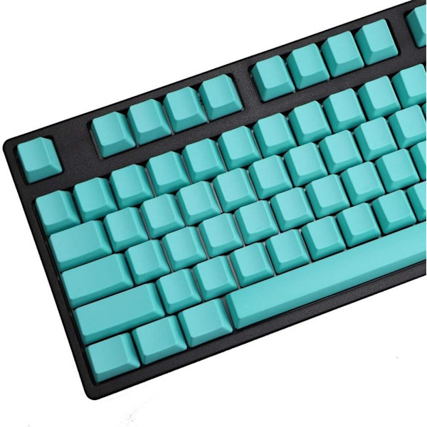 Printed 108 nycklar Blå Rosa Profil Tjocka Pbt-tangentkapslar För Wried ...