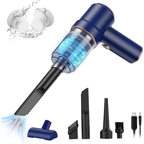 Handhållen dammsugare sladdlös, bildammsugare, mini handdammsugare ...