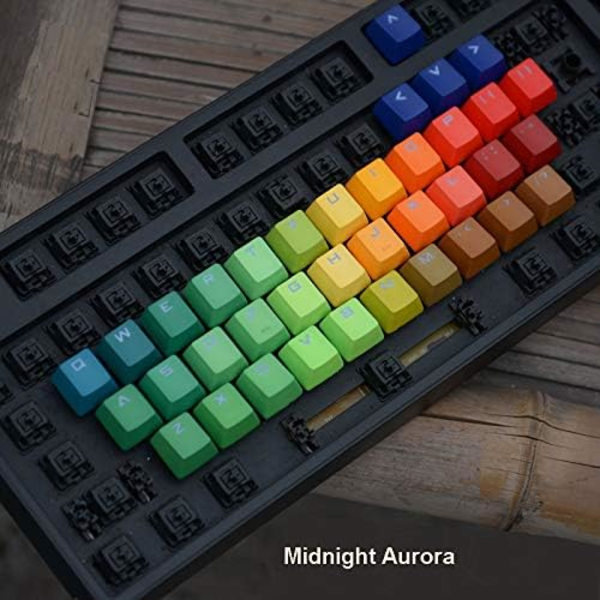 37-Keys Alphabet Keycaps Arrow Keycaps Replacement Keyset Heavy Dyed ...