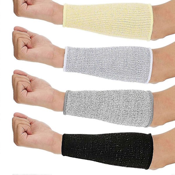 4 Par Skär- och Brännskyddande Ärmar Armskydd Underarmsskydd För Tunn ...