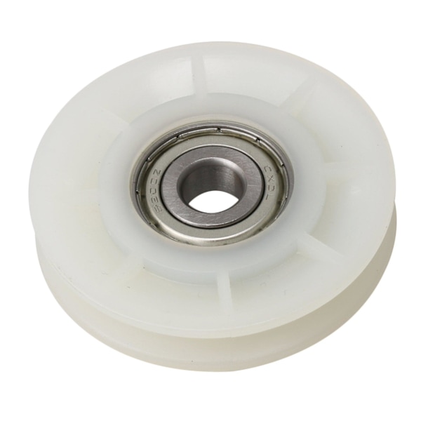 Taljer, blokker, remskiver Kremaktig hvit tungt nylon sporlager ...