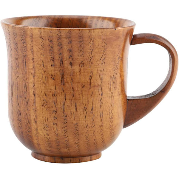 Naturlig träkopp med handtag för att dricka te, kaffe, vin, öl | Fyndiq Naturlig träkopp med handtag för att dricka te, kaffe, vin, öl | Fyndiq