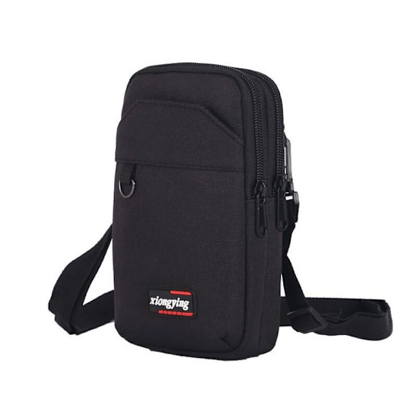 Praktisk Mobilveske Skuldertaske i stilrent design Svart | Fyndiq