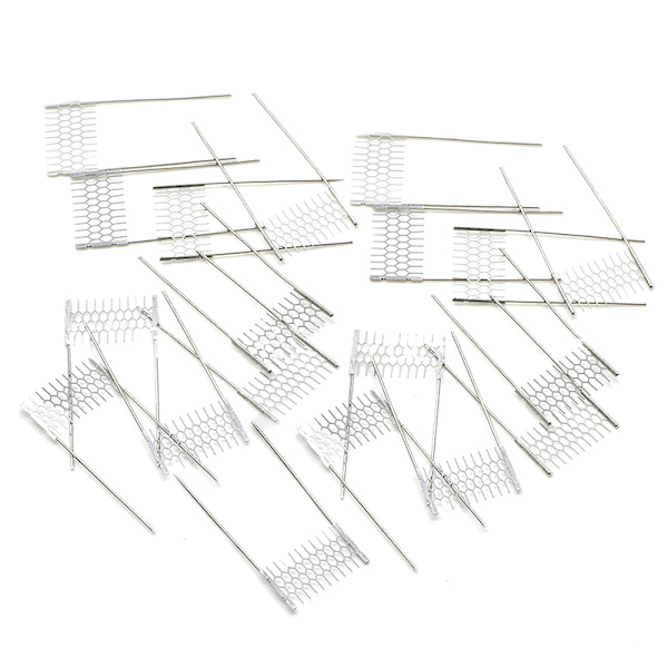 10 kpl Rebuild Mesh Coil Wire ResistanceNi80 0,3 0,4 0,6 ohm Repl 0.6Ω ...