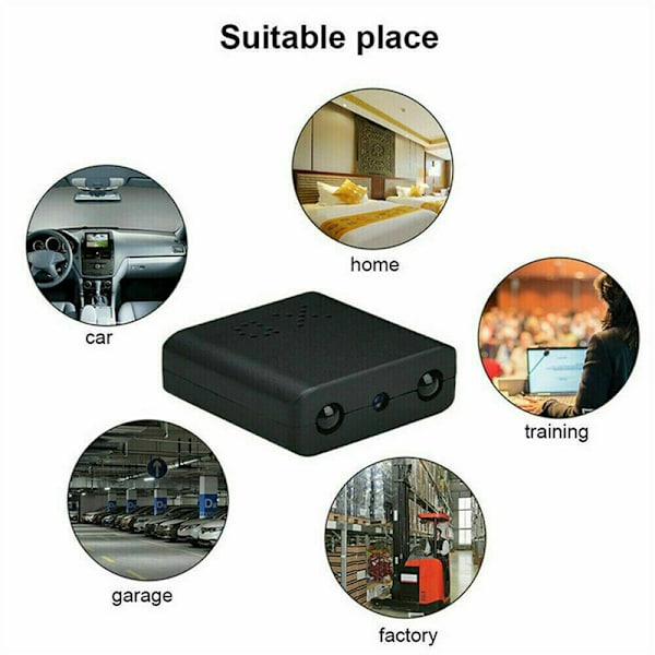 Mini dold spionkamera Trådlös WIFI IP HD 1080P 66da | Fyndiq