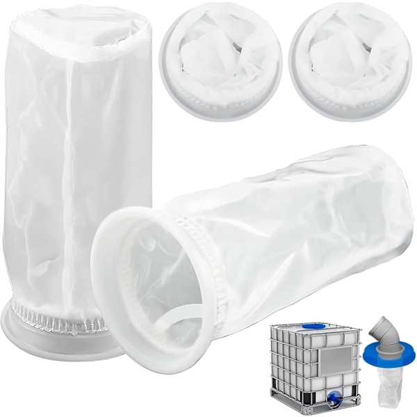 4-pack Nylon IBC-filter 105mm Tvättbar IBC-filter, Nylonfilter IBC ...