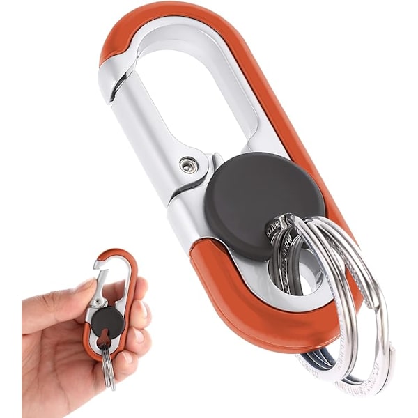 Bilnøglekæde, Metal Bilnøglekæde med Klips Personlig Talje Bilnøglekæde ...