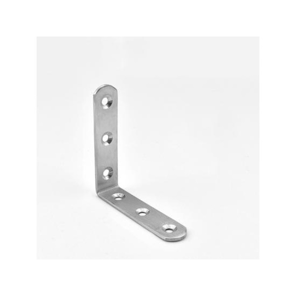 10 stk. rustfrit stål hjørnebeslag L-form ret vinkel 85*85mm | Fyndiq