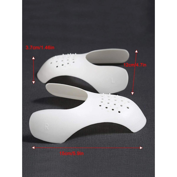 Skoblock förhindrar veck Slitage skyddar formen hålla nya längre Vit ...