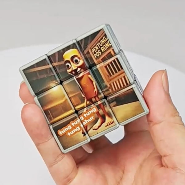 Creative Italian Brainrot-tema Rubik's Cube Tung Tung Tung Sahur AI ...
