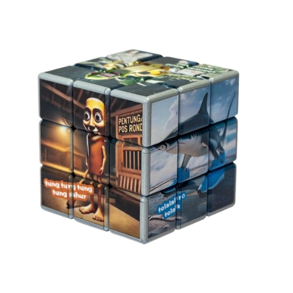 Creative Italian Brainrot-tema Rubik's Cube Tung Tung Tung Sahur AI ...