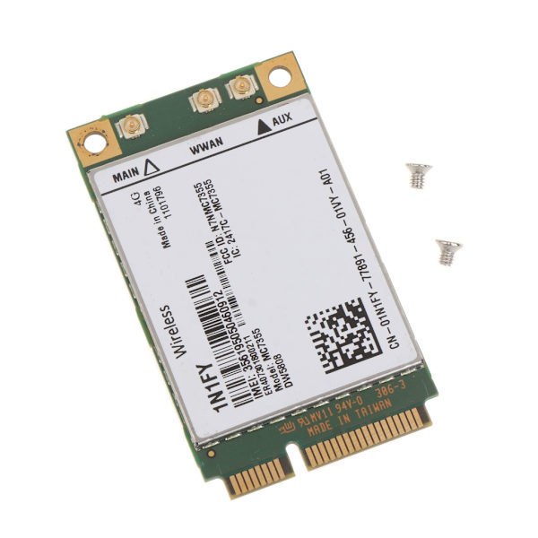 Trådlös MC7355 Mini PCIe LTE/HSPA + GPS 100Mbps DW5808 1N1FY 4G-modul ...