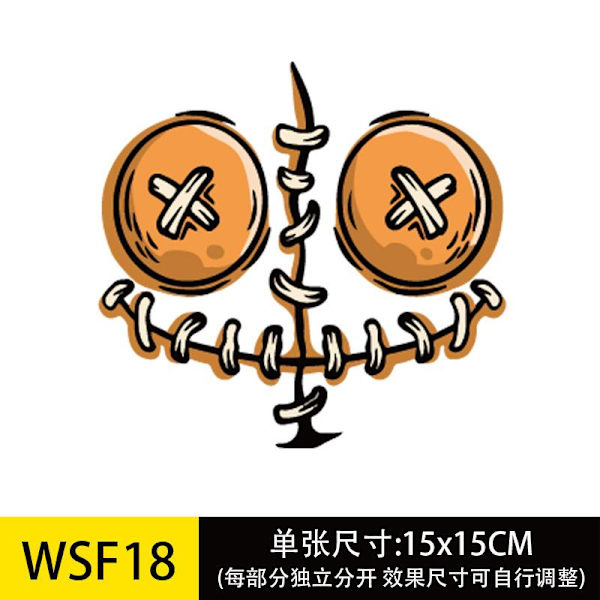 Halloween DIY Expression Stickers Partydekorationer Populära pumpa ...