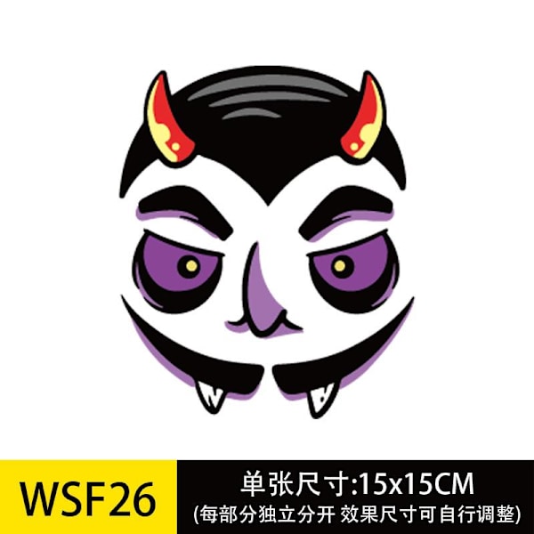 Halloween DIY Expression Stickers Partydekorationer Populära pumpa ...