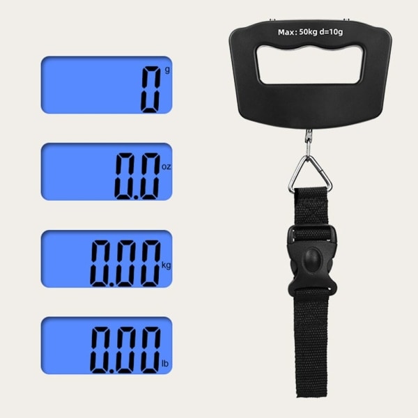 Digital Bagagevåg Elektronisk LCD-våg ROPE scale 50KG ROPE Rope Scale ...