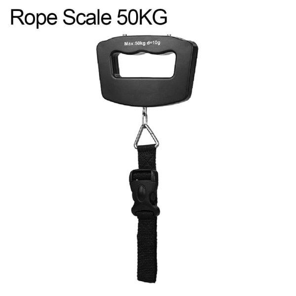Digital Bagagevåg Elektronisk LCD-våg ROPE scale 50KG ROPE Rope Scale ...