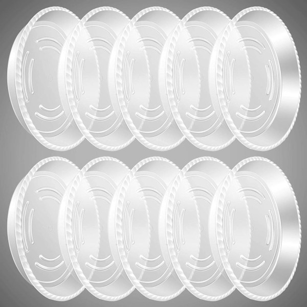 XJ-Växtfat, krukvattenuppsamlare, för inomhus/utomhus växtträdgårdsfat ...