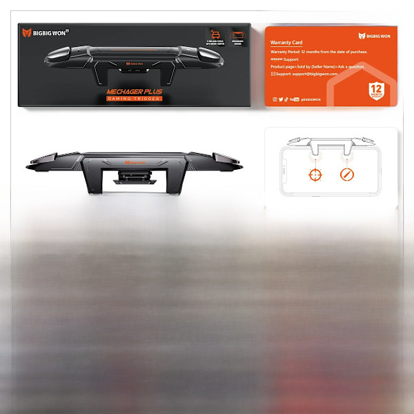 BIGBIG WON M3 Mobilspel Triggers Integrerad Adapter för Spelkontroller ...